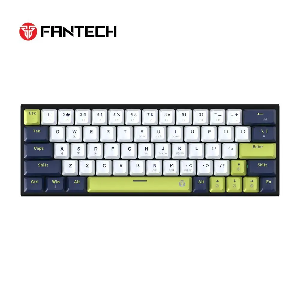 Tastatura Mehanicka Gaming Fantech MK874V2 RGB Atom 63 Mori White, Šarena