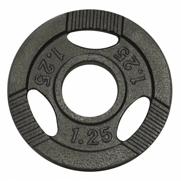 Gorilla Sports Teg sa rukohvatom 1.25 kg, Crni