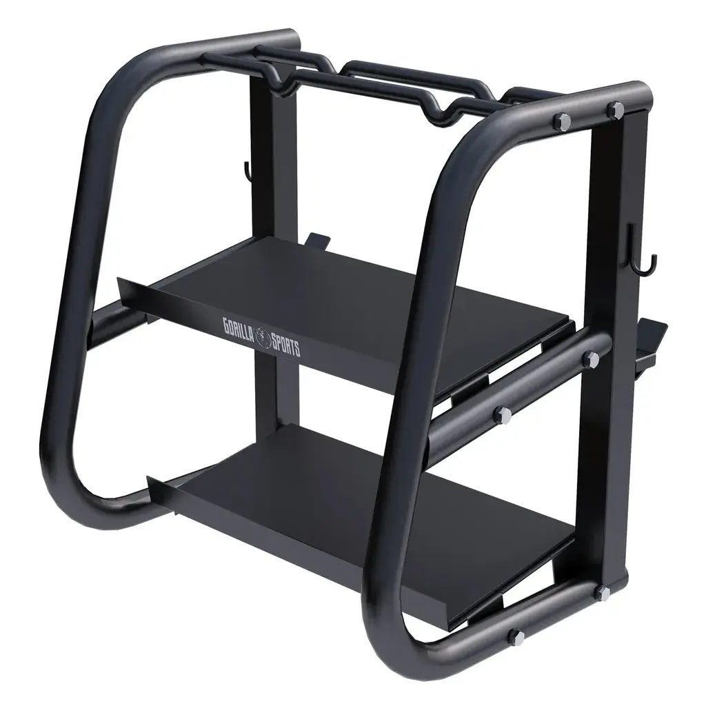 Gorilla Sports Stalak za opremu, Crni