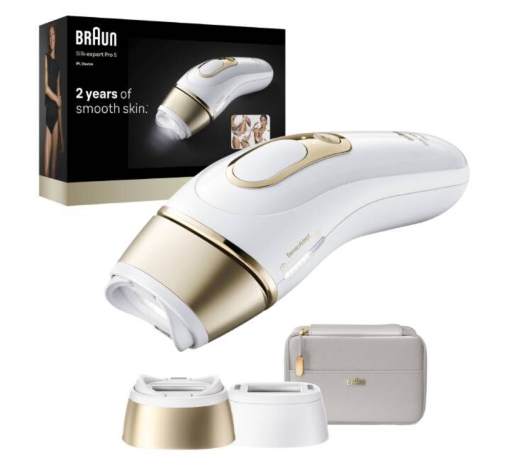 BRAUN IPL EPILATOR SILK-EXPERT PRO 5 PL5210 - BELO-ZLATNI