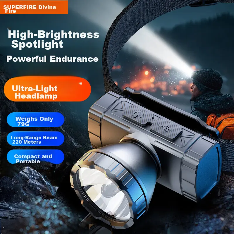 Supfire Čeona lampa RT09, 18650