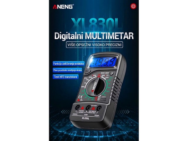 Digitalni multimetar ANENG XL830L – Novo