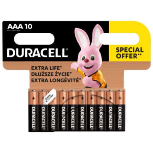 Duracell Aaa PAK10 CK, Basic Nova 1.5V LR3 MN2400, Alkalne Baterije Duralock PAK10 (Cena po Kom.)