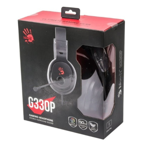 A4-G330P A4TECH Bloody Gejmerske Slusalice sa Mikrofonom, Surround, 50MM/16OHM, Colorled, USB+3,5MM