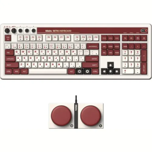 Bežična Tastatura 8BITDO Retro 108/MEHANIČKA/FAMI Edition + Dual Super Buttons