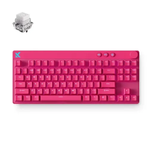 Gaming Tastatura Mchose Mix 87 Rose Red/Mount Tai Magnetic Switch GT