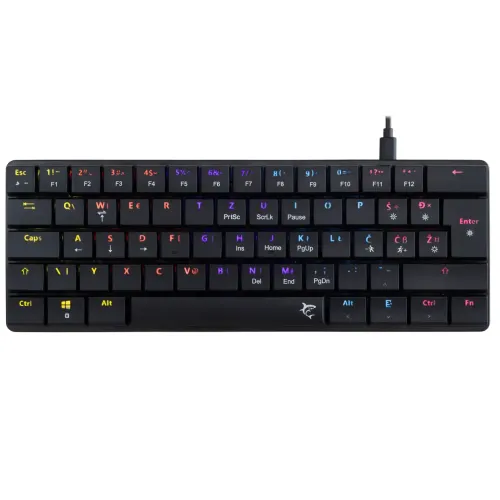 Mehanička Tastatura White Shark Nagamaki GK 006112 Crna/Low Profile/Red Switches/Rgb