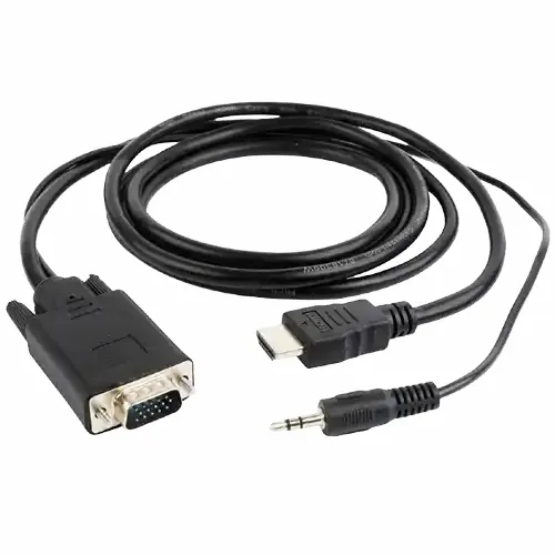 Kabl Hdmi-Vga+Audio Gembird A-HDMI-VGA-03-6 1.8M