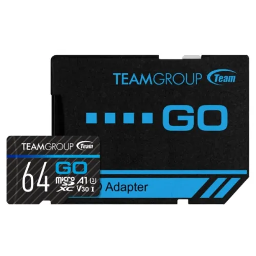 Teamgroup Micro Sdhc/Sdxc 64GB GO Uhs-I U3 V30, 100/50MB/S +SD Adapter TGUSDX64GU303