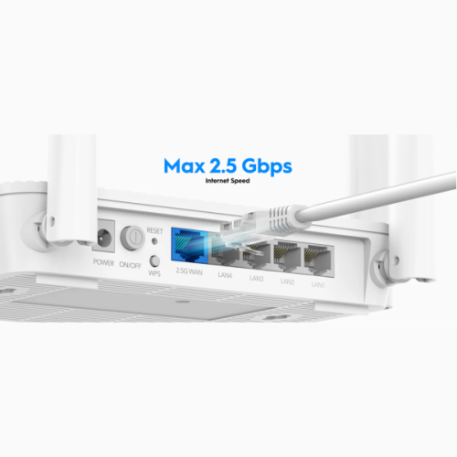 Cudy WR3000H AX3000 2.5G Mesh WI-FI 6 Router, 2.4/5GHZ, Pokriva 130M2