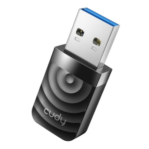 Cudy WU1300S AC1300 WIFI Dual Band USB3.0 Mini Adapter, 2.4+5GHZ, 20DBM, 2DBI Longe Range