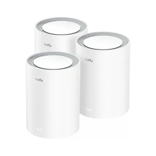 Whole Home WI-FI 6 Mesh System 2.5G Solution Cudy M3000 AX 3000 Dual BAND(3-PACK)