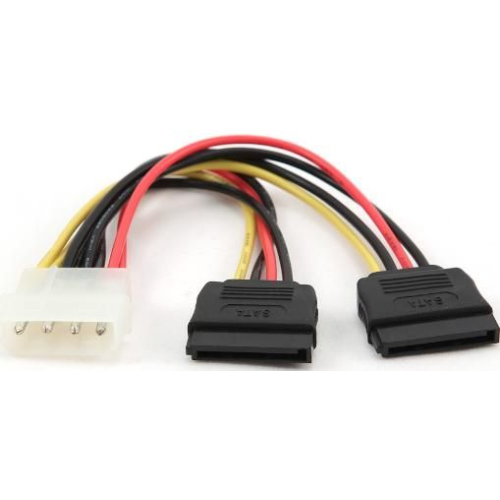 Cc-Sata-Psy Gembird 2 Xserial Ata Power Supply Kabl Flat 15CM A