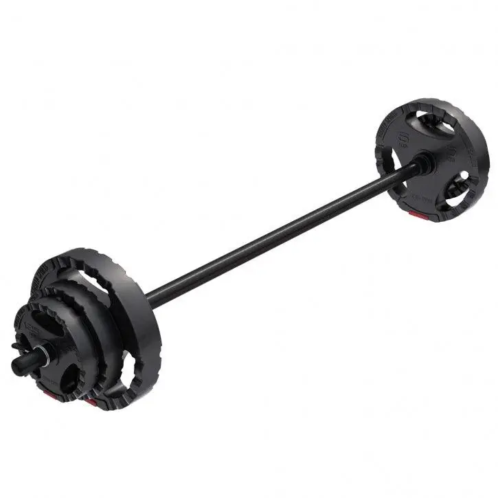 Gorilla Sports Set za vežbanje 20 kg, Crni
