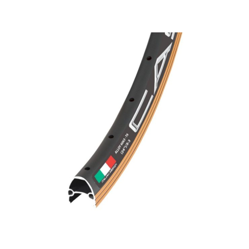 Obruč 26X1.5 Alu Dupli Crni Anodizirani Oranž Linija