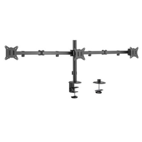 MA-D3-01 Gembird Podesivi Stoni Drzac za Monitor sa Tri Ruke,Tilt,Rotacija, Okretanje, 17-27 MAX.7KG