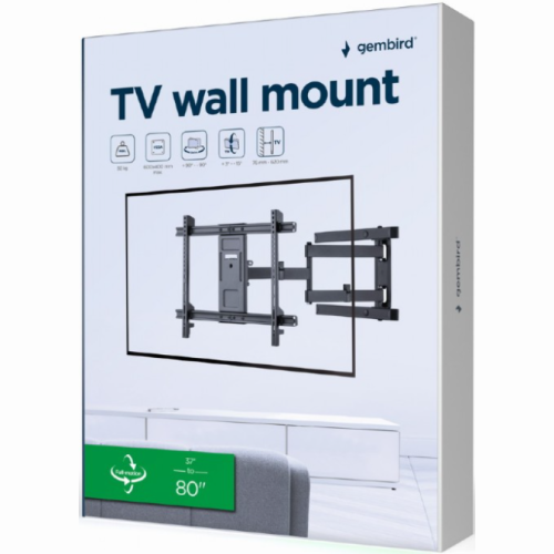 WM-80ST-05 Gembird TV Nosac Okretanje/Tilt 37-80 Vesa MAX.60X40CM, Max 50KG, Drzac