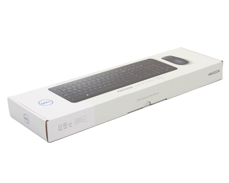 KM3322W Wireless US tastatura + miš crna