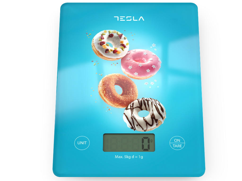 Kuhinjska vaga TESLA KS100BL 5kg/plava