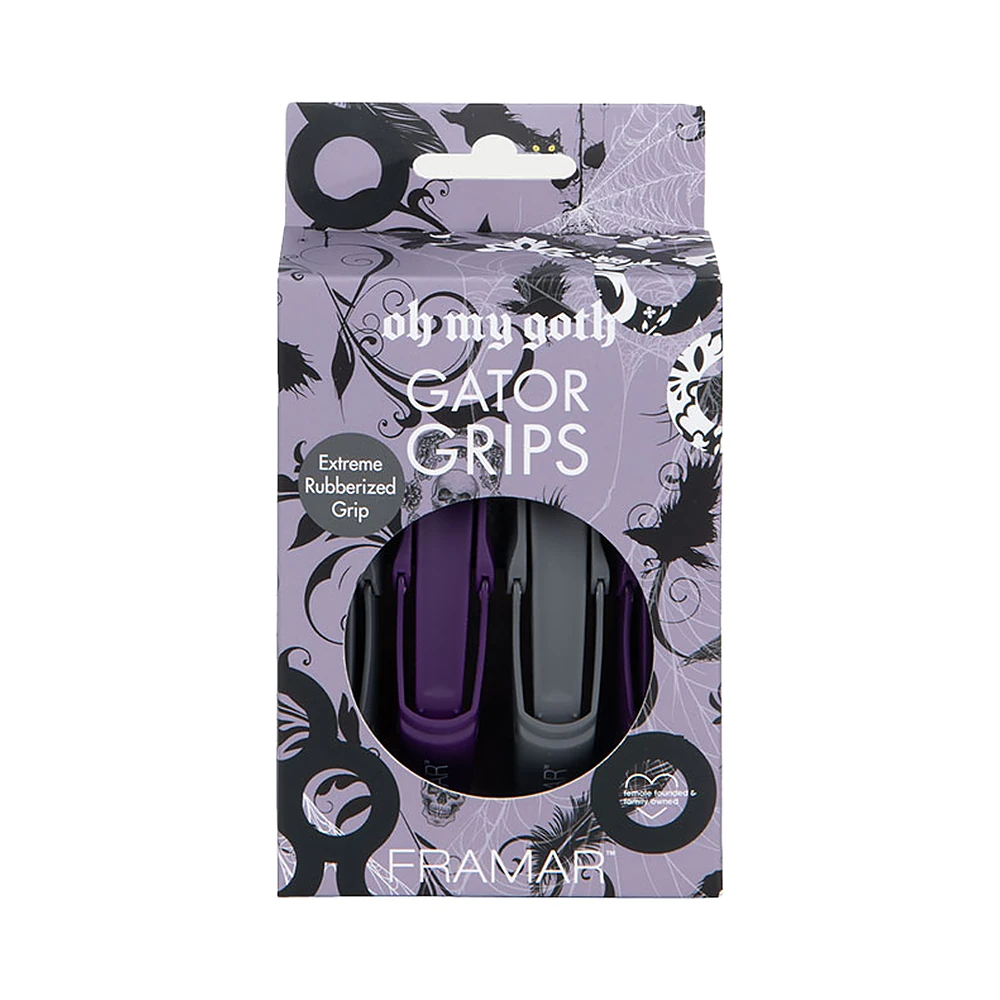 Framar Gator Grips Hair Clips Oh My Goth