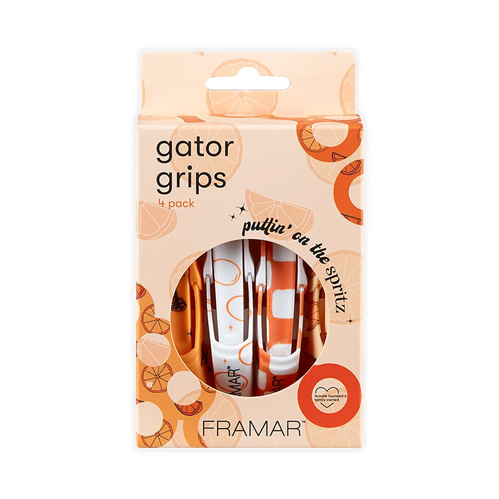 Framar Gator Grips Hair Clips Puttin’ on the Spritz