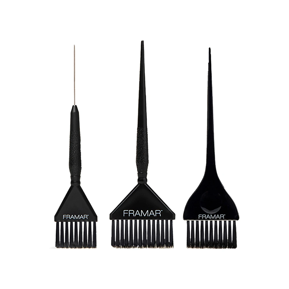 Framar Color Brush Set 3 pcs Black