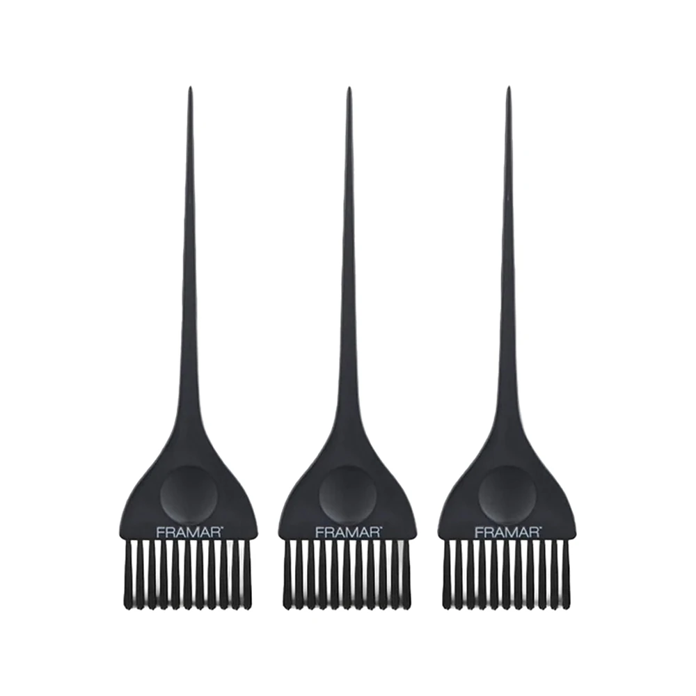 Framar Classic Color Brush Set Matte Black 3 pcs