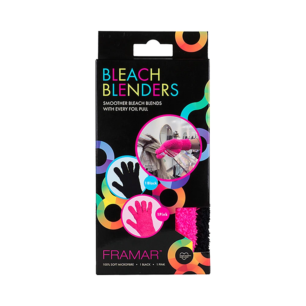 Framar Bleach Blender Gloves Pink & Black