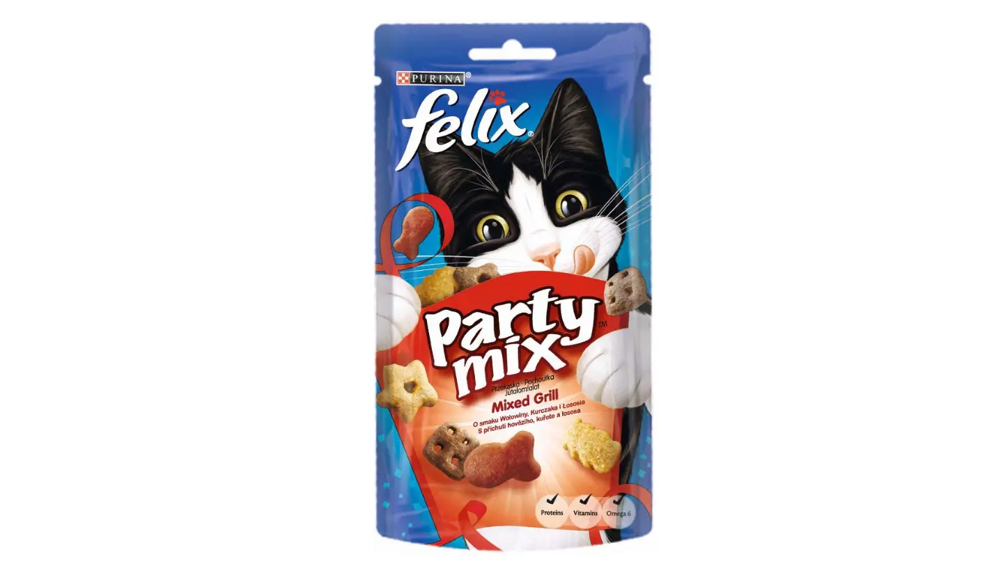 FELIX Poslastica za mačke Party Mix Mixed Grill 60g