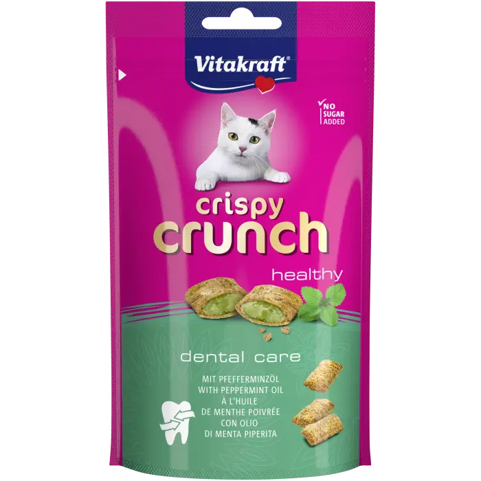 VITAKRAFT Poslastica za mačke Crispy Crunch Dental 60g
