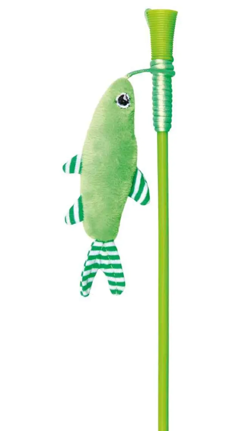 FLAMINGO Igračka za mačke Pecaljka Fish 42cm