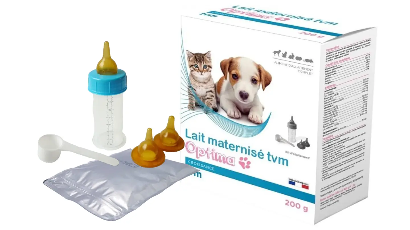 TVM Zamensko mleko u prahu Optima 200g + Set za dojenje (flašica, cucla, merica)