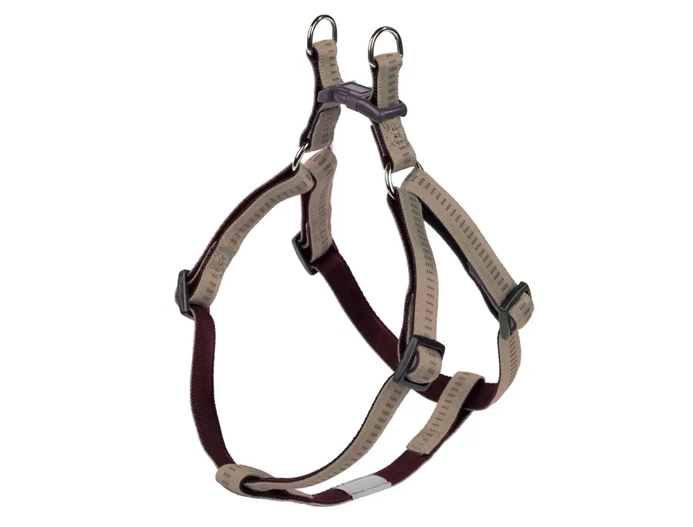 NOBBY Am za pse Soft Grip M/L 20mm/50-72cm krem