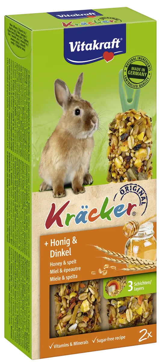 VITAKRAFT Kreker poslastica za zečeve sa medom i speltom 100g 2/1