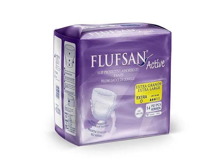 Flufsan Pelene gaćice veličina XL, 14 komada