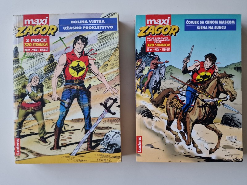 Zagor maxi Ludens nisu reprinti