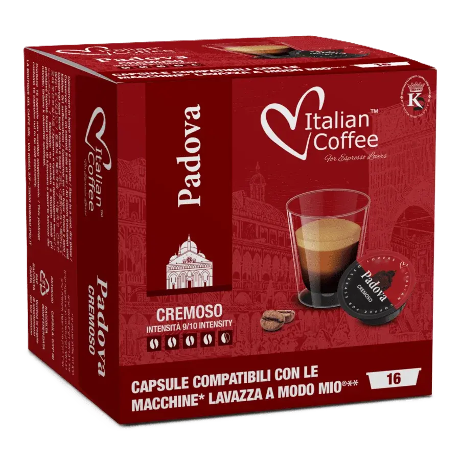 Italian Coffee Kapsule za A modo Mio Padova Cremoso, 16 komada