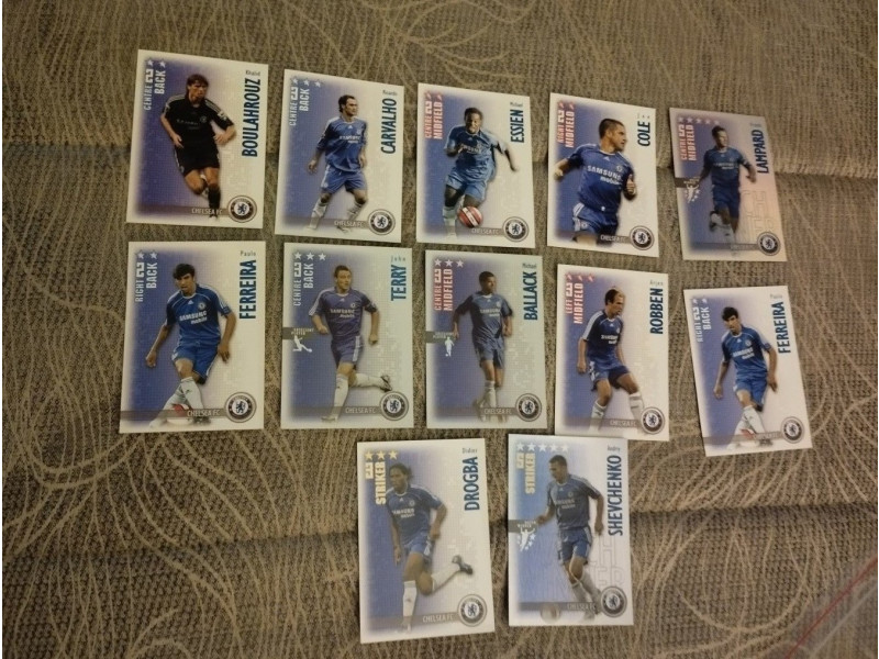 Chelsea FC Shoot Out Card Game 2006-07 lot 12 kard