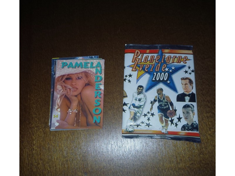 Planetarne zvezde 2000. kartice 30 različitih