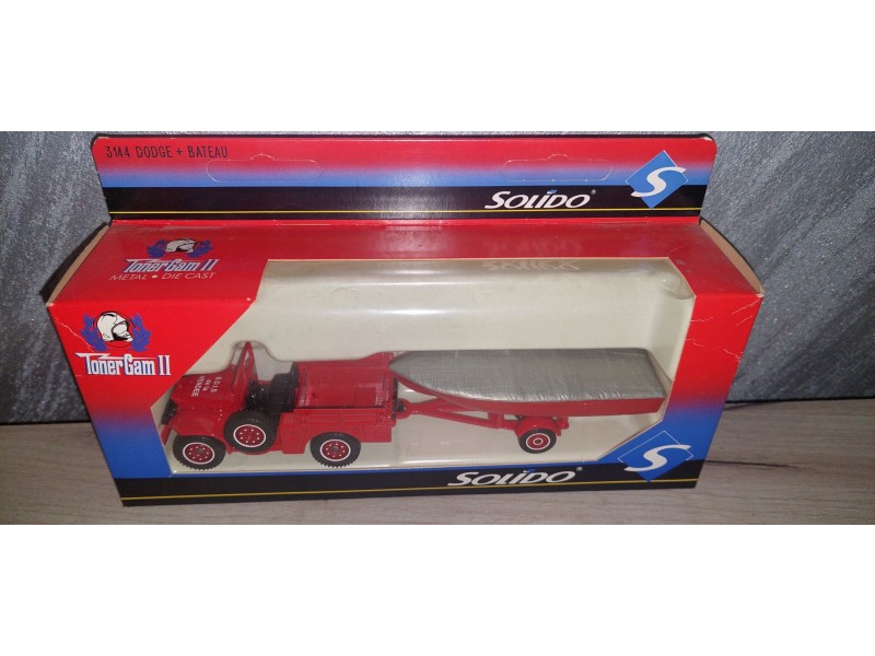 Solido 3144 Dodge and Boat 1:43