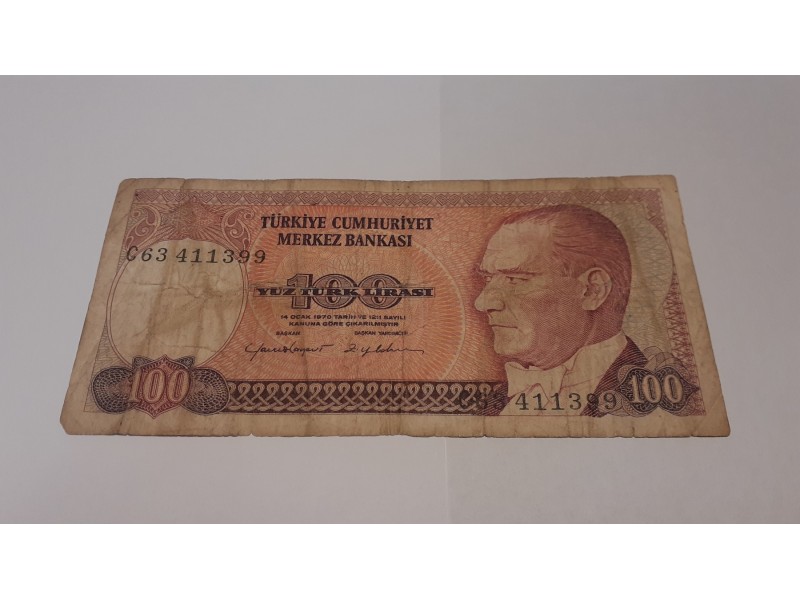 TURSKA - 100 LIRA
