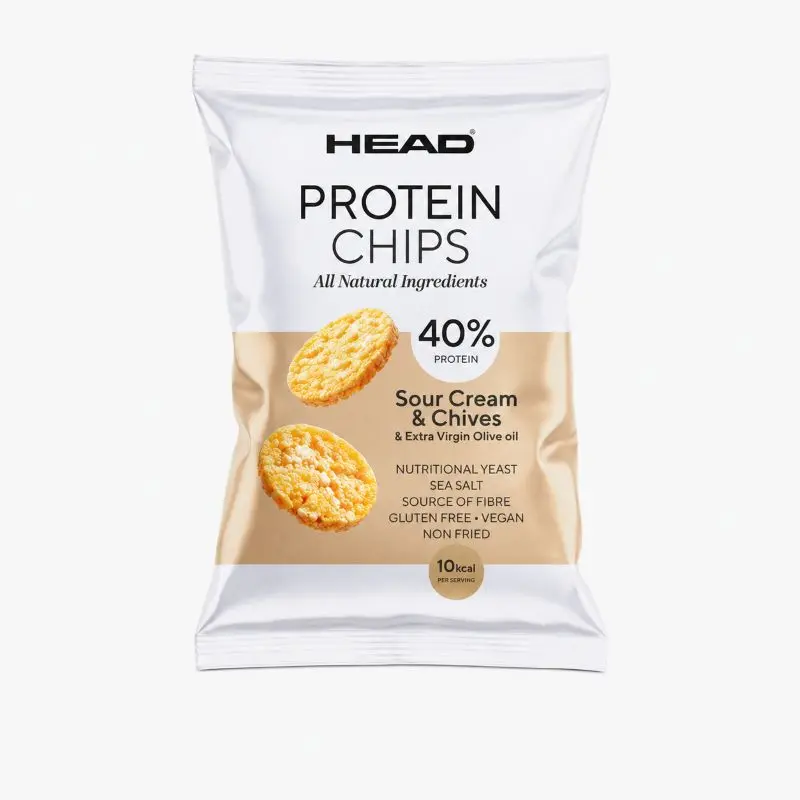 Head Proteinski čips Sour Cream&Chive, 50g