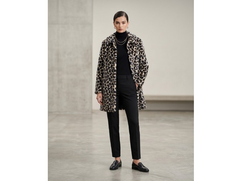 **PETER HAHN** leopard bunda, NOVO, Vel 40-42