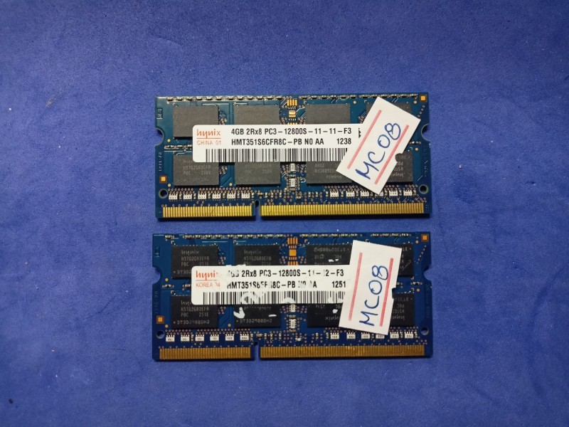 DDR3 8 Gb (2 x 4 Gb) za laptop # MC 08
