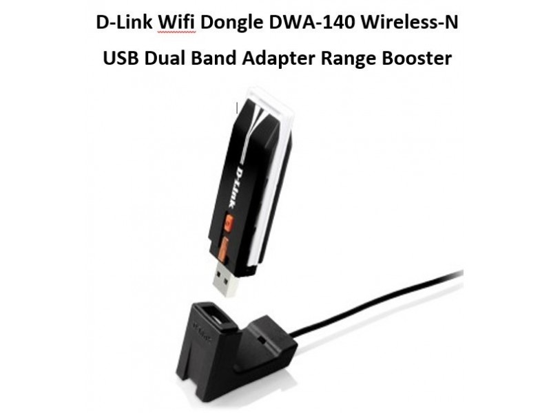 D-Link DWA-140 USB WiFi mini adapter 300 Mbs NOVO