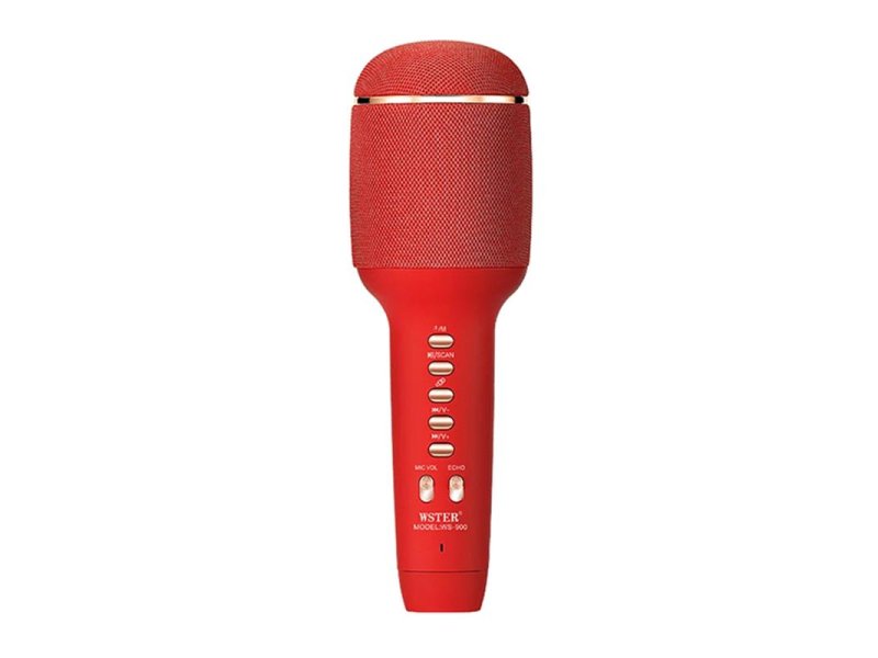 WSTER WS-900 BLUETOOTH MIKROFON CRVENI