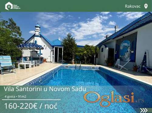 Stan Na Dan Rakovac Vila Santorini u Novom Sadu