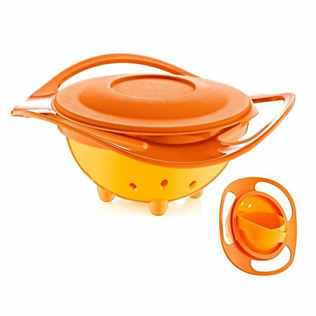 BabyJem Činija za hranjenje 360 Orange 6m+