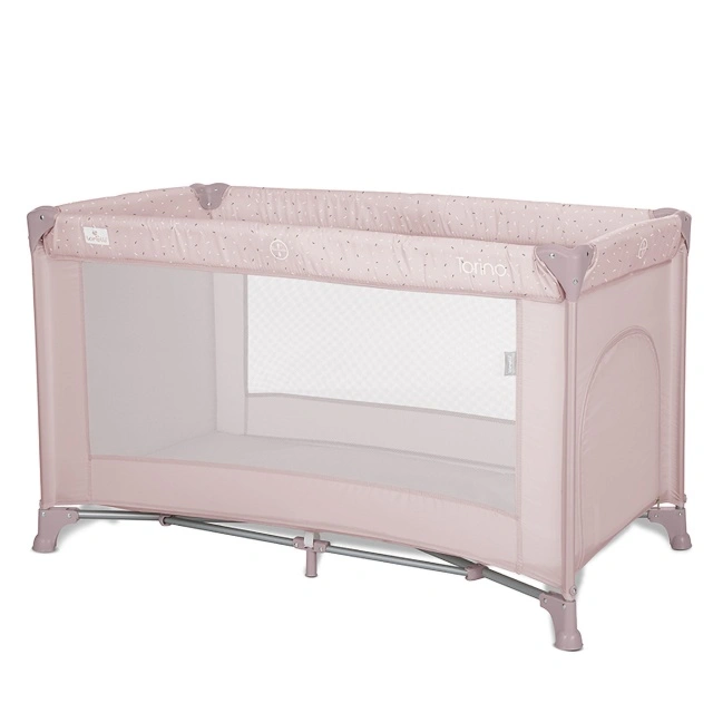 Lorelli TORINO 1 nivo prenosivi krevetac za bebe Pink