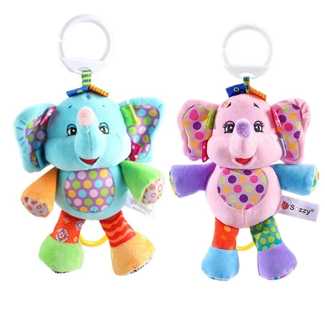 JollyBaby Muzička igračka na potez Slonići